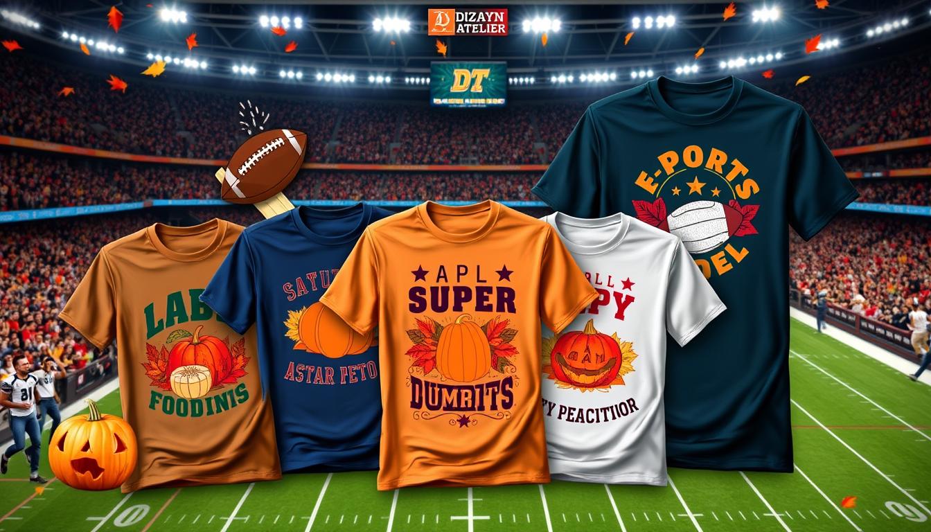 Custom T-Shirts for Fall Sports Fans: Show Your Team Spirit!